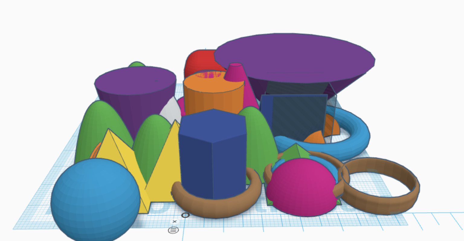TINKERCAD: Diseño base lunar - DOPLAY